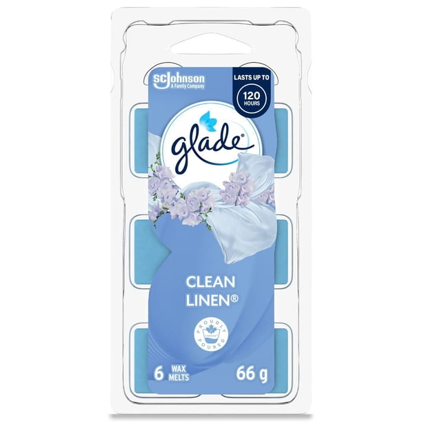 Glade® Wax Melt Air Freshener Refills, Clean Linen, 6 Melts - Walmart.ca