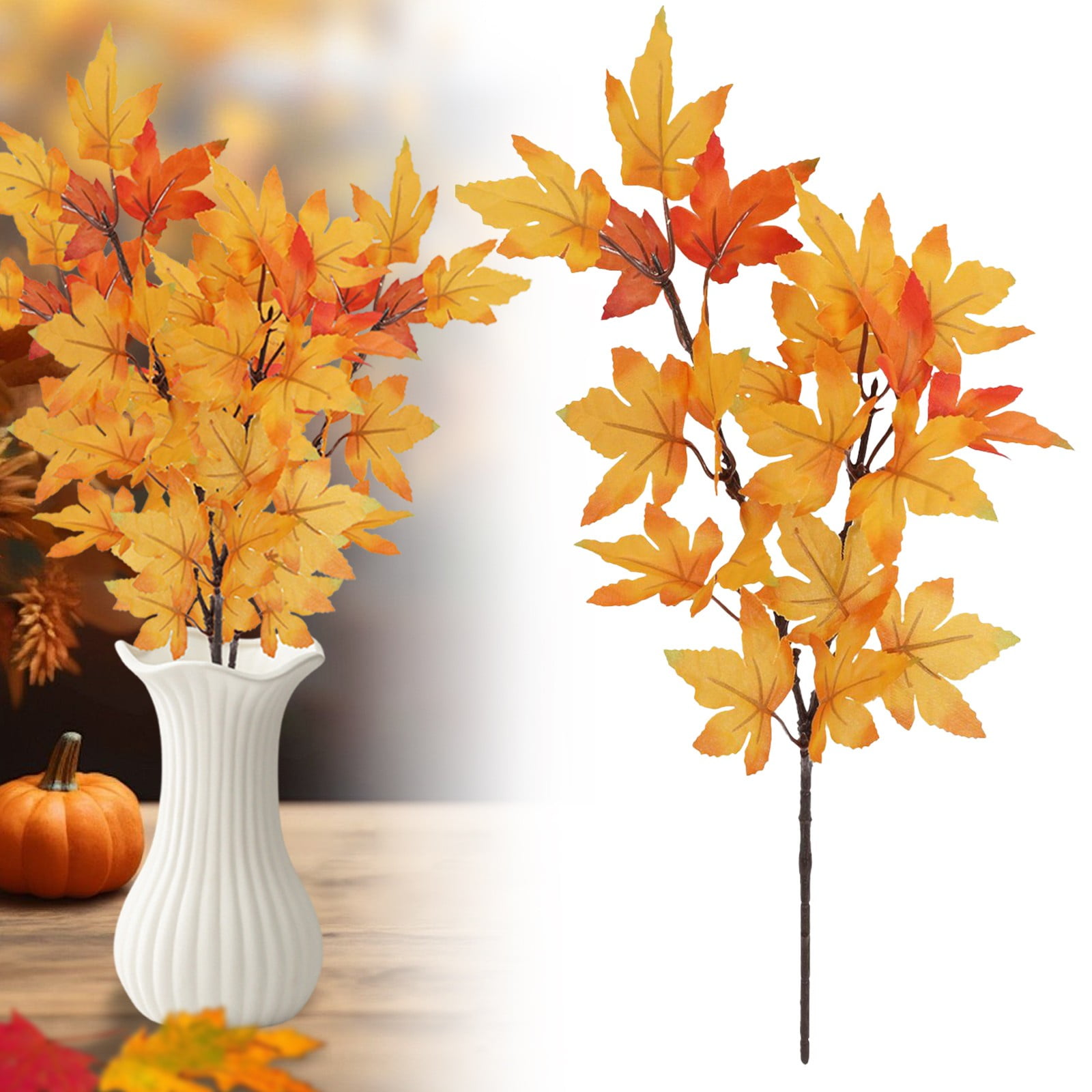 Maple Leaves Fall Centerpieces For Tables Fake Leaves Fall Branches ...
