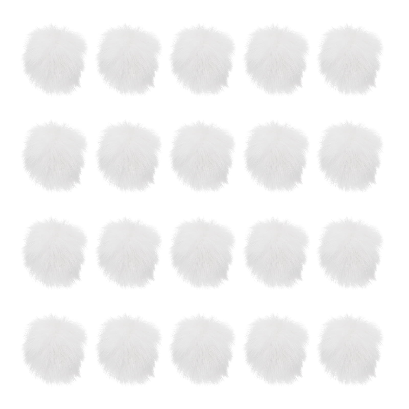 Click here for Uxcell Faux Fur Pom Poms For Hats 20 Pcs Fluffy So... prices