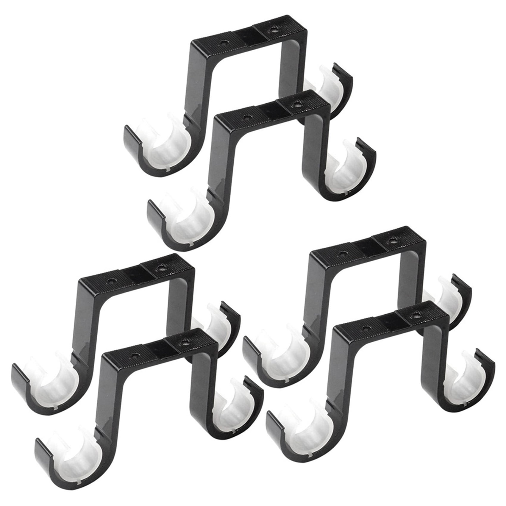 Click here for Unbranded 6pcs Double Curtain Rod Brackets Ceiling... prices