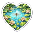 Acrylic Heart-Shaped Puzzle Wind Chime Pendant for Porch Garden Outdoor ...