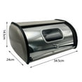 Agiufgs Bread Storage Box Iron Retro Large, Even Heat Distribution and ...