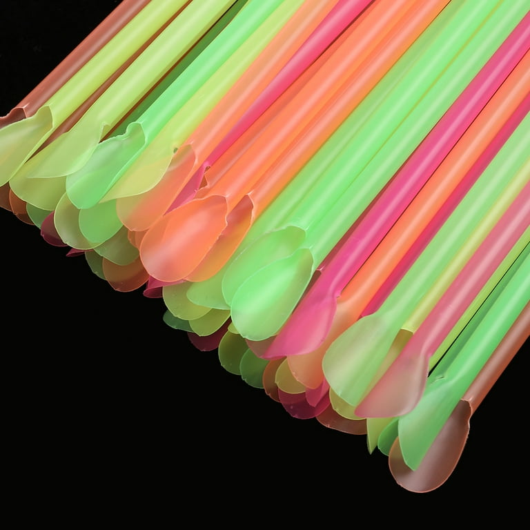 Spoon Straws Pink