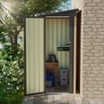 5x3 FT Outdoor Small Storage Shed with Lockable Door, Bike Tool ...