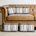 Barn Door Pillow Covers Set of 2, Vintage Grey Farmhouse Rivet Beige ...