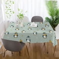 54x54in Square Printed Tablecloth Easy-Care Decorative Table Cloth for ...