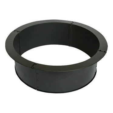 Blue Sky Outdoor Living 36" Fire Ring with Porcelain Finish Square ...