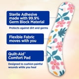 BAND-AID Flexible Fabric Decorative Bandages Wildflower Assorted Sizes ...