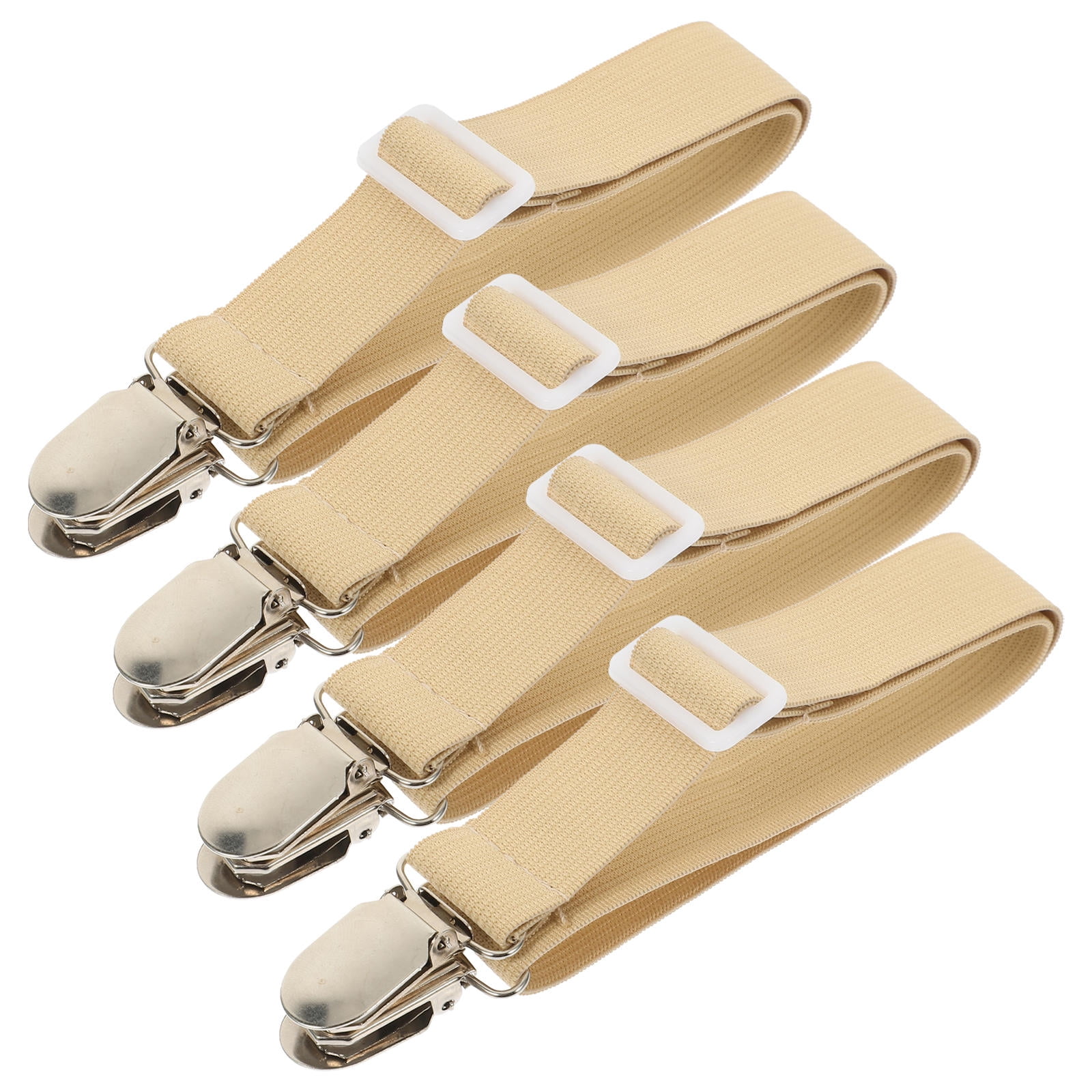 Click here for Oulii 4pcs Fitted Sheet Straps Metal Compact Desig... prices