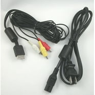 PS2/PS3 RCA Audio/Video Cable for Sony Playstation - Walmart.com