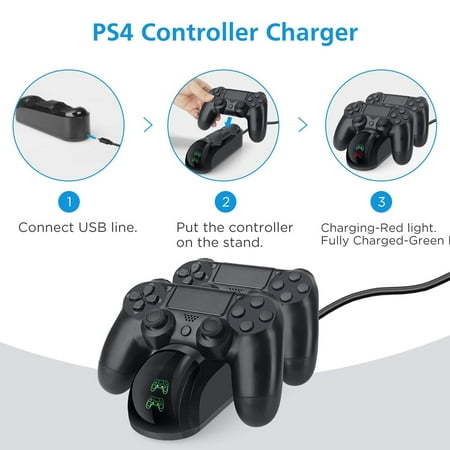 PlayStation 4 Pro 1TB 4K Gaming Console with Two DualShock 4 Wireless ...