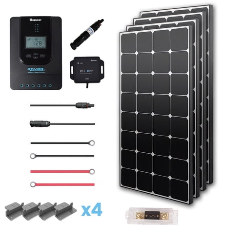 Renogy New 400 Watt 12 Volt Eclipse Solar Premium Kit - Walmart.com