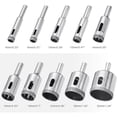 10pcs Diamond Saw Drill Bit Set Maker Cutter Glass Ceramic Tile ...
