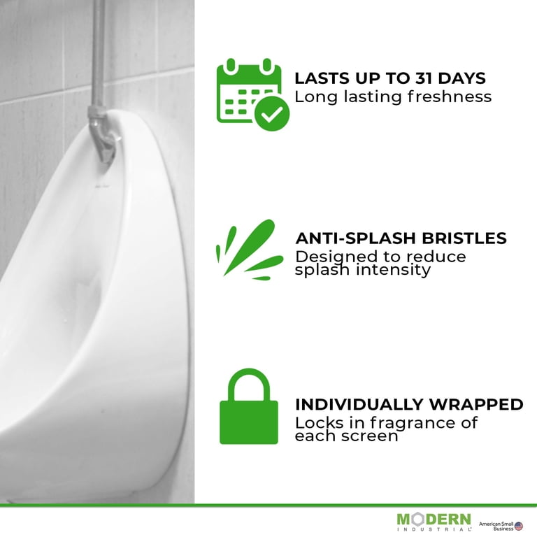 Restroom Urinal Screens Urinal Screens Deodorizer 50-Pack - Anti-Splash ...