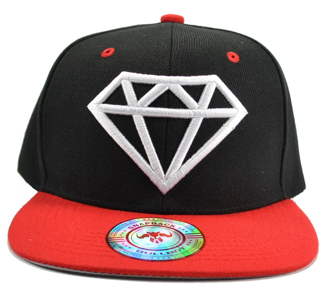 Diamond Snapbacks Red And Black