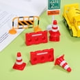 Spatiy 24pcs Road Signs for Kids Mini Traffic Road Cones Fences Traffic ...
