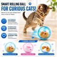 2026 New Self-Rolling Interactive Cat Ball Realistic Animal Automatic ...