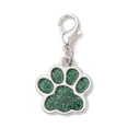 6pcs 6 colors Dog Paw Print Alloy Enamel Pendant Decorations Alloy ...