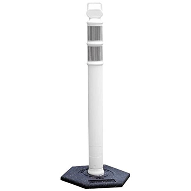 Cortina 831-03-747WRBC 45 in. Portable Delineator Post with 10 lbs ...
