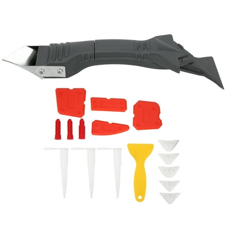 AMONIDA Silicone Caulking Finisher,Filler Spreader Tool,17Pcs Caulking ...