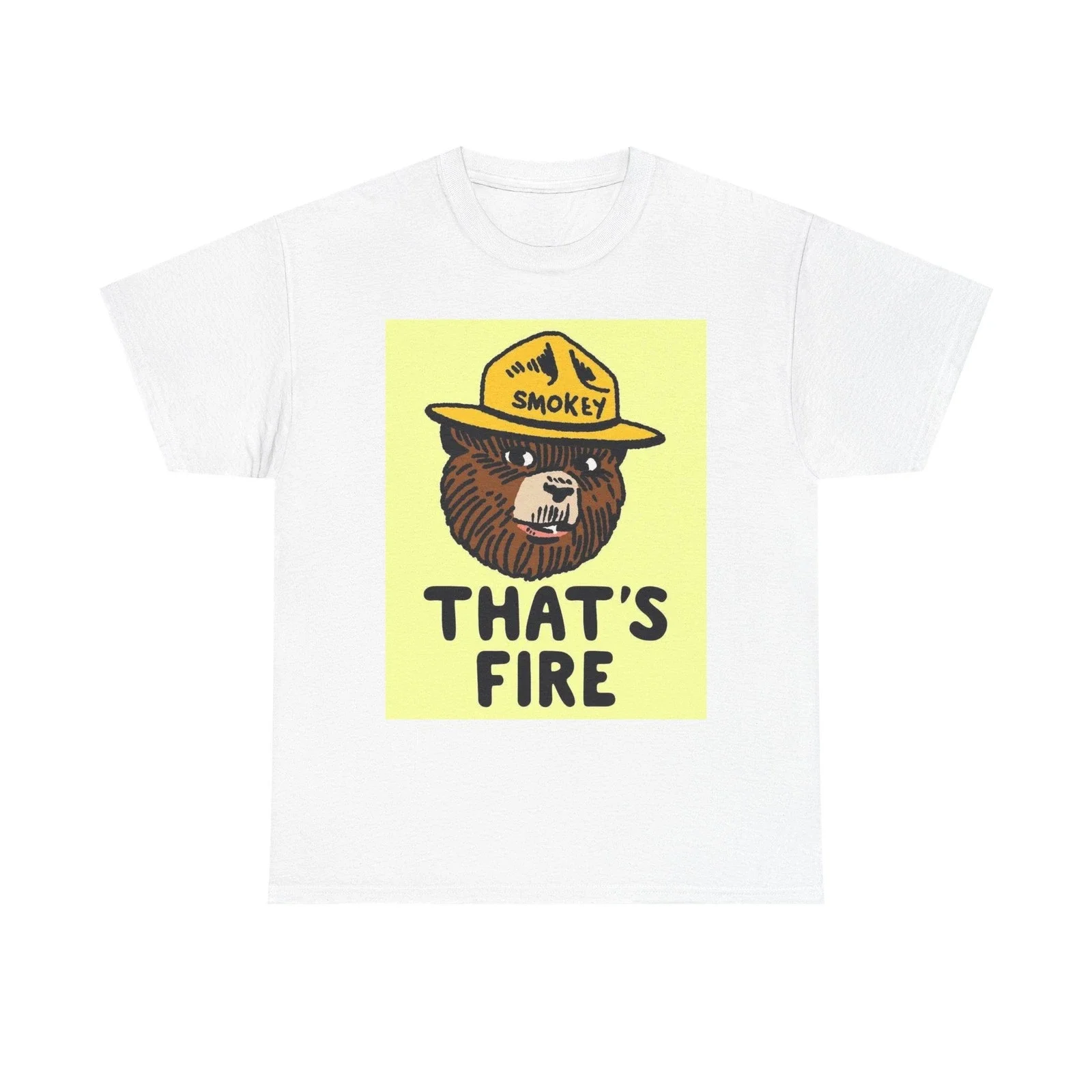 Click here for Kessia Thats Fire Smokey The Bear Funny Retro Bold... prices