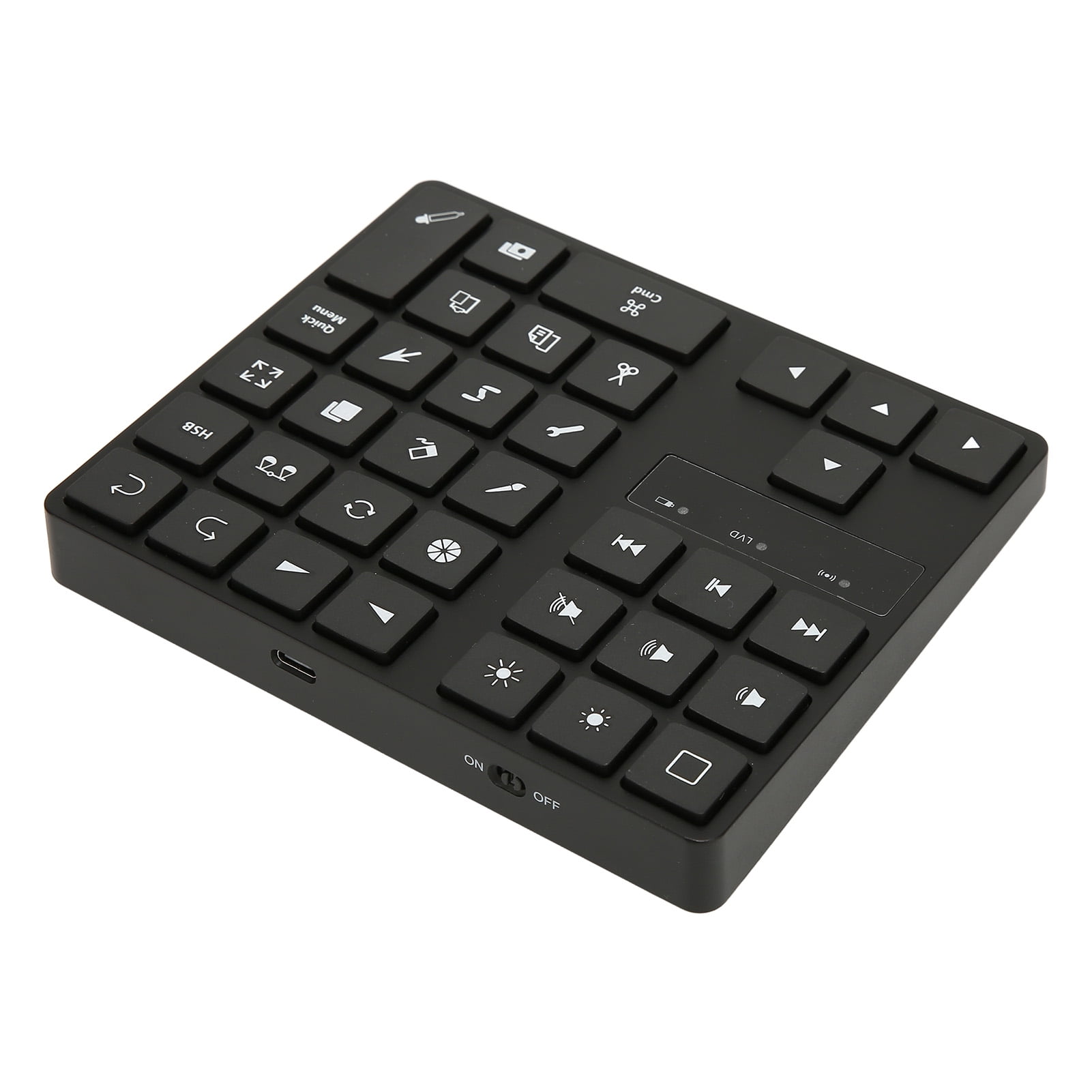 35 Keys Numeric Keypad Soft Rubber Professional Design Thin Portable ...