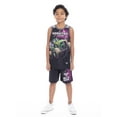 Monster Jam Boys Character Graphic Basketball Jersey and Shorts Set, 2 ...