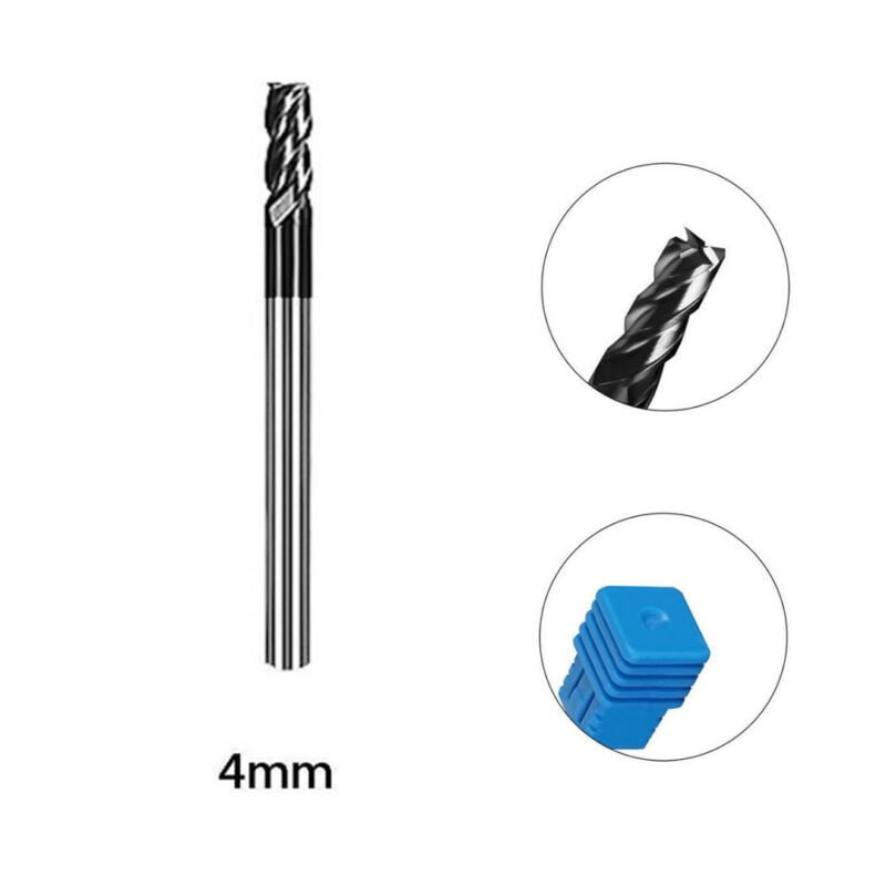 End Mill Carbon steel Cutter Drilling HRC50 Replacement Tools Practical ...