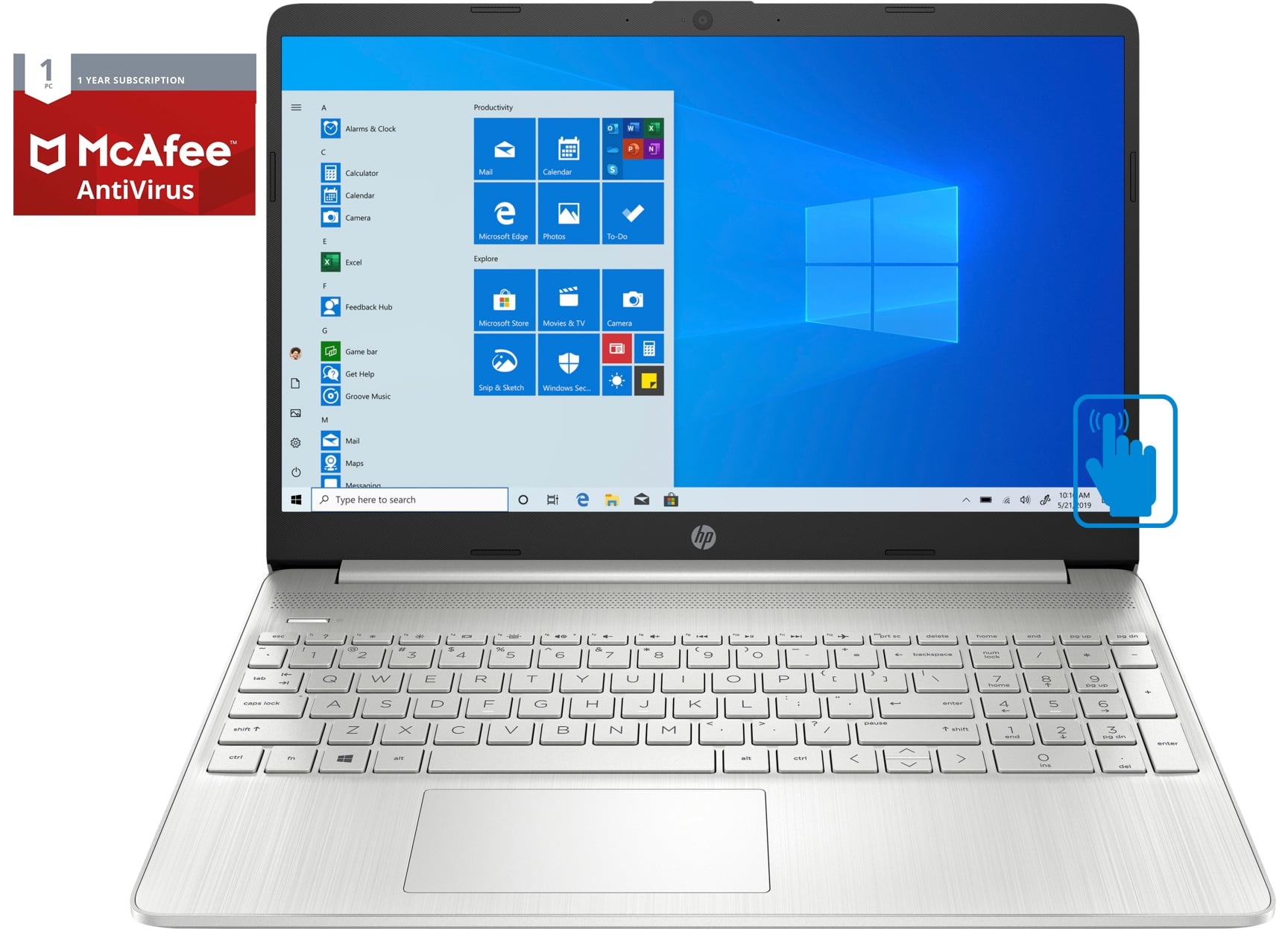 HP 15-ef FHD Home and Business Laptop (AMD Ryzen 7 4700U 8-Core, 64GB ...
