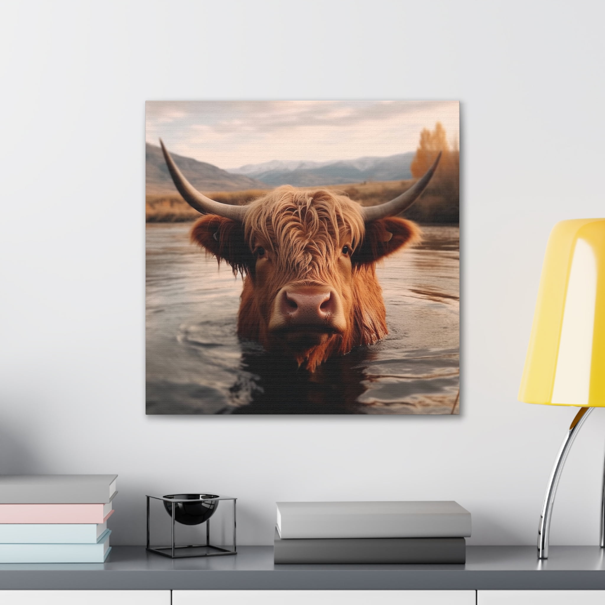 Rustic Farmhouse | Highland Cow | Barn Art Prints | Farmhouse Decor ...