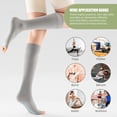 Allegro Toeless Non-slip Grip Socks - Cotton Socks for Yoga, Barre ...