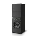 Speed Queen SF7007BE Stacked Matte Black Washer and Dryer Combo ...