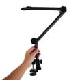 ELAYARD Flexible Rotation Microphone Boom Arm Stand Black for Studio ...