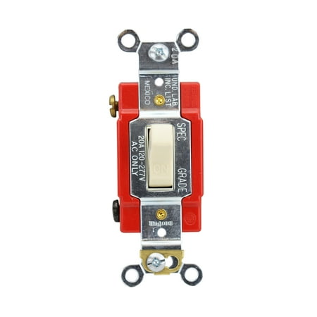 Arrow Hart AH1221V Single Pole Toggle Switch Spec Grade 120-277V AC ...