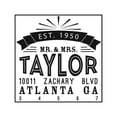 Personalized Square Self Inking Rubber Stamp - The Taylor - Walmart.com