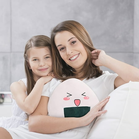 Toy for Kids Plush Cute 3D Rice Ball Plush Toy Stuffed Home Decoration ...