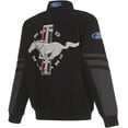 JH Design Men's Ford Mustang Jacket an Embroidered Classic Twill Coat ...