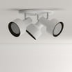 UL Listed 3 Light Multi-directional Flush Mount Ceiling Fixture, Gray ...