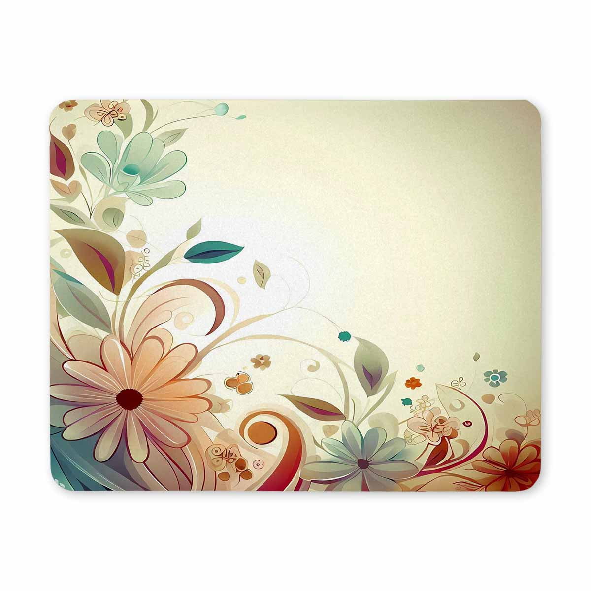 Cute Mouse Pad, Natural Plants Mousepad for Design, Anti-Slip Rubber ...