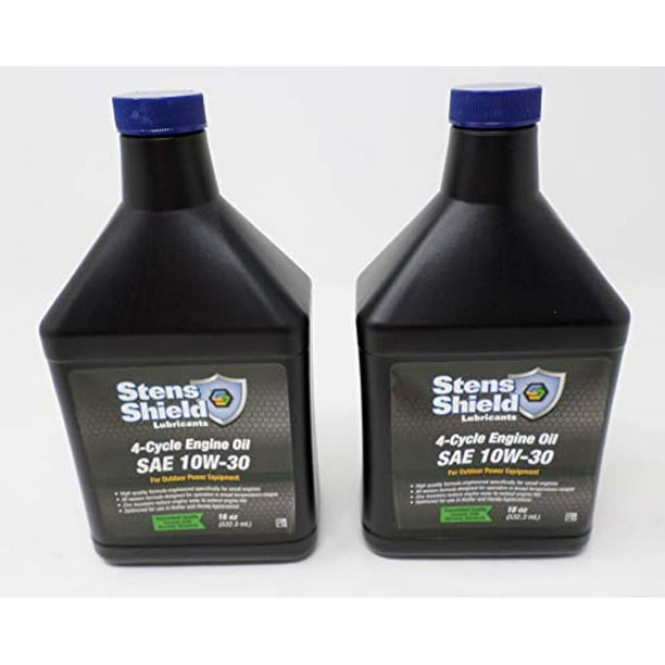 Stens Shield 2-Pack 770-130 SAE 10W-30 4-Cycle Engine Oil 18oz Bottles ...