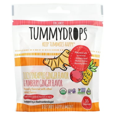 USDA Organic Ginger Tummypops Lollipops Variety Pack (Pineapple, Peach ...
