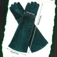 Armscye 23.6 Inches Leather Animal Handling Gloves, Multipurpose Pet ...