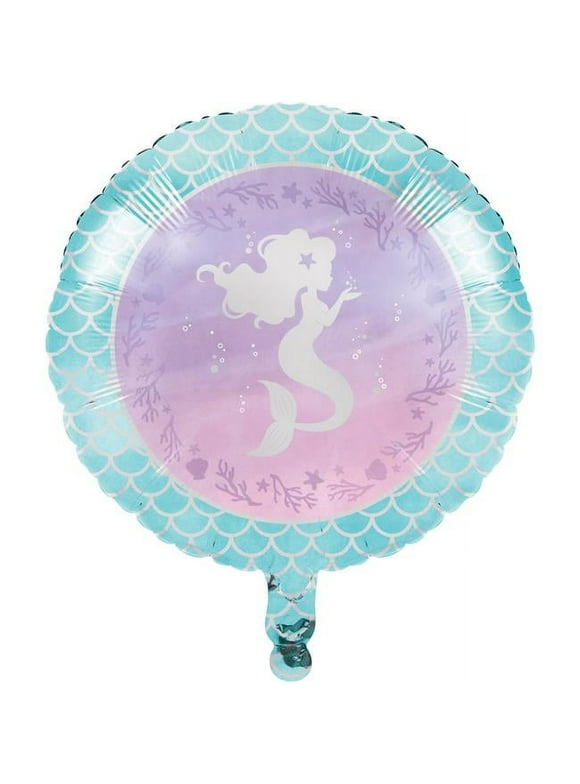 Iridescent Mermaid Party Collection in Mermaid Party Supplies - Walmart.com