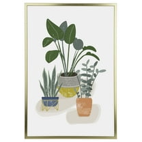 Mainstays 24x36 Thin Flat Gold Poster Frame, Slim Wall Frame for ...