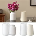 Artistic Flower Pots Mold Striped Shape Multipurpose Silicone Casting ...