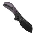Kansept Pluto Fold Knife Blackwash S90V ,Blackwash Titanium and Purple ...