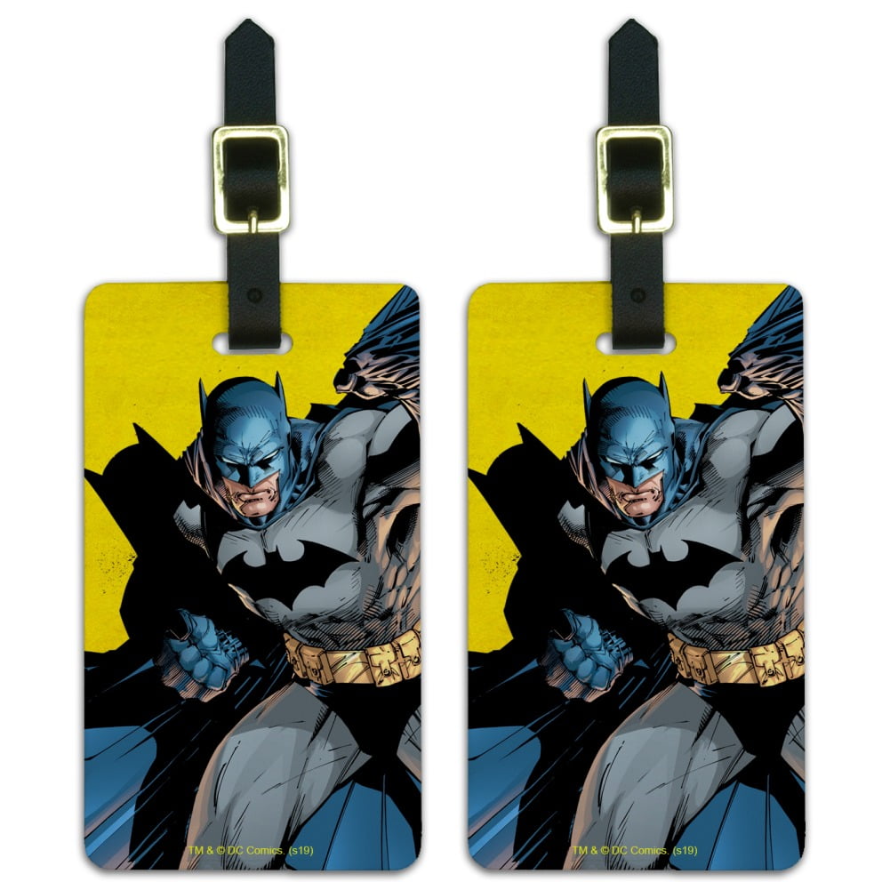 Batman Character Luggage ID Tags Suitcase Carry-On Cards - Set of 2 ...