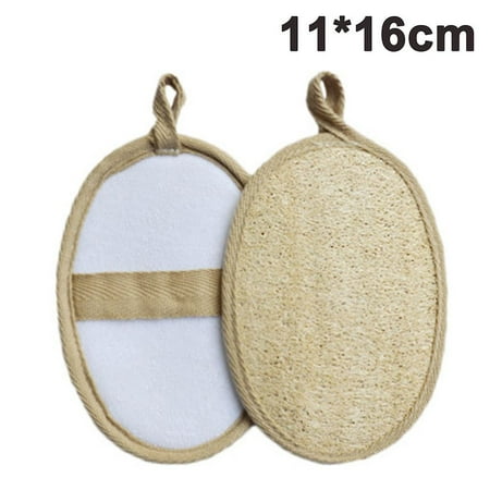 Premium Exfoliating Loofah Pad Body Scrubber, Made With Natural Shower ...