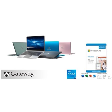 Gateway 14.1 Ultra Slim Notebook, FHD, Intel Quad Core i5-1135G7, Iris ...