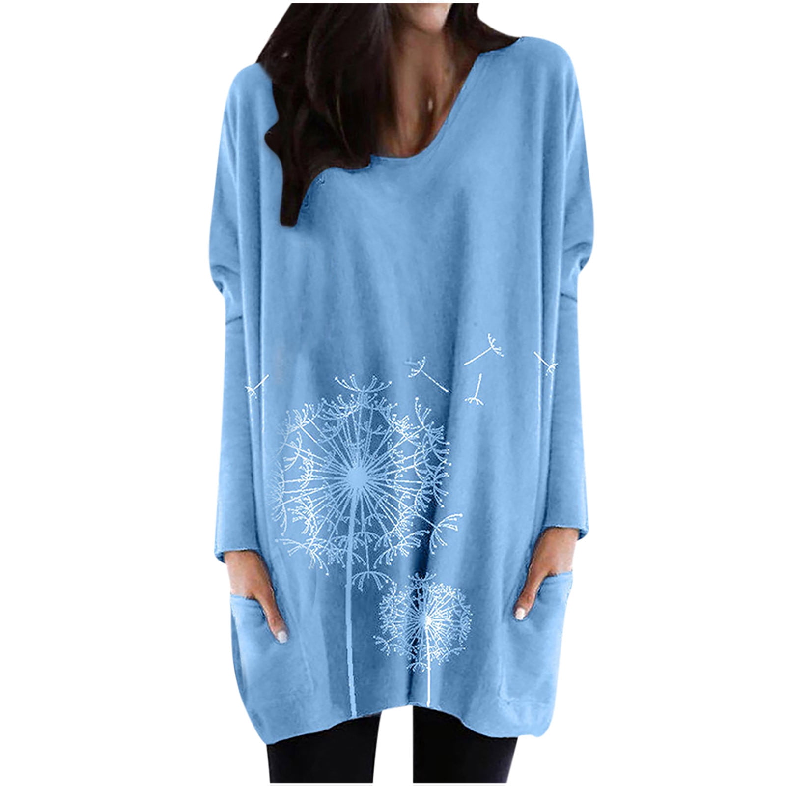 Click here for Unbranded Fashion Women Casual O-Neck Printing Poc... prices